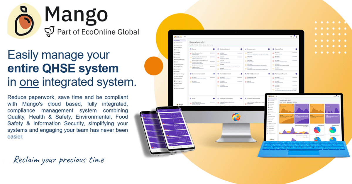 Mango QHSE Software Modules